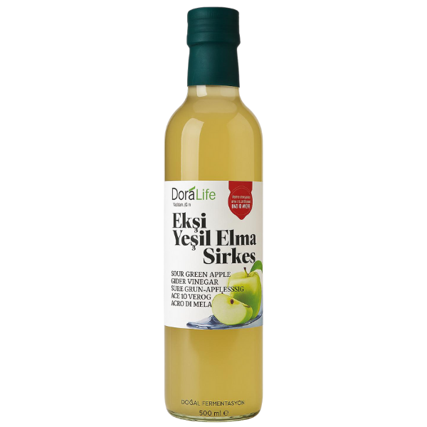 Dora Life Ekşi Elma Sirkesi %100 Doğal ve içilebilir 500ml – Dodom.be ...