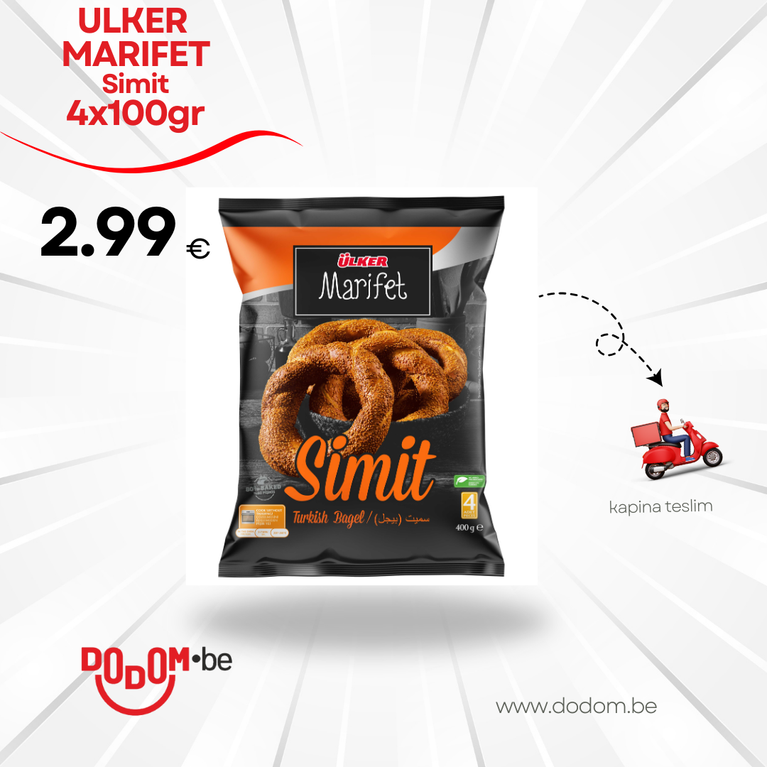 Ulker Marifet Dondurulmus Simit 4x100gr – Dodom.be | Livraison à ...